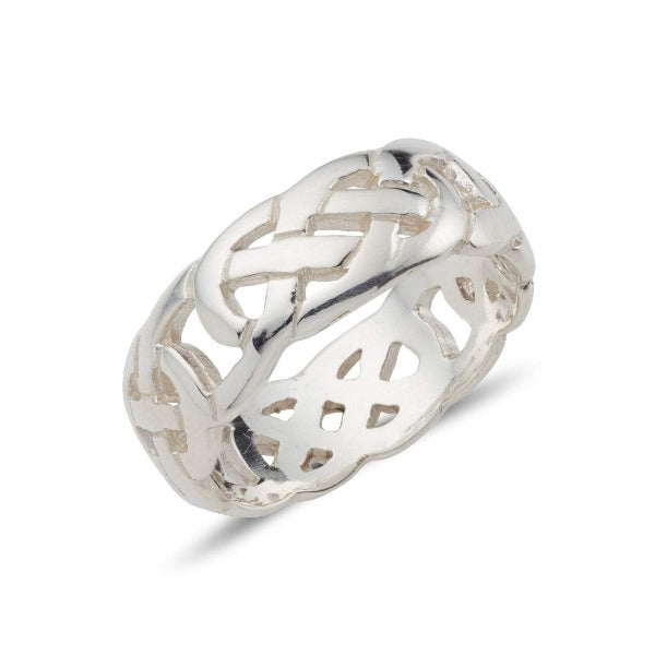 Greenes jewellers sterling silver celtic design ring wicklow pattern ...